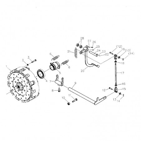 BOMR 50 Release Bearing 9688213k BOMR Tractor